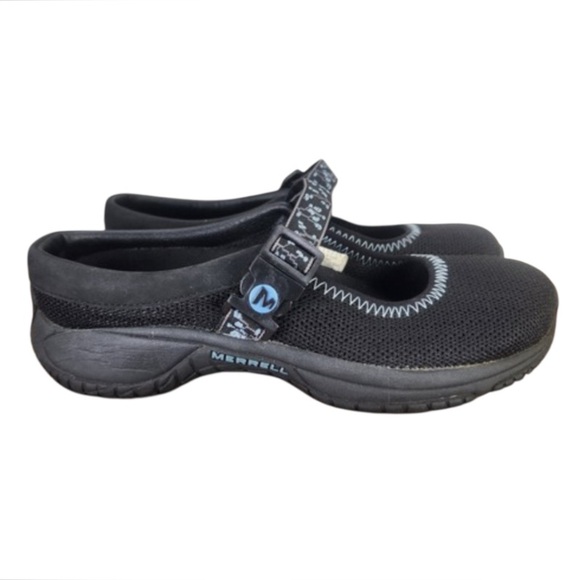 Merrell | Shoes | Merrell Encore Breeze Mary Jane Shoes Black Mesh ...
